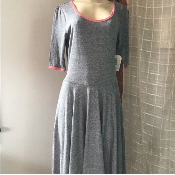 LuLaRoe | Dresses | New Lularoe Ana Maxi Dress Jersey Gray Blue Small ...